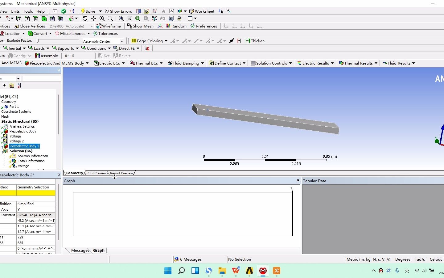 workbench压电仿真的流程_哔哩哔哩_bilibili