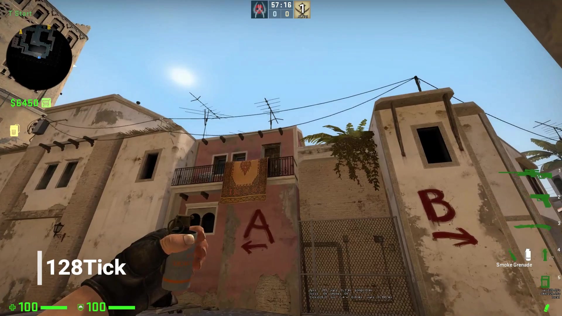 [csgo]最简单的Vip烟雾弹，憨憨都能学会！_哔哩哔哩_bilibili