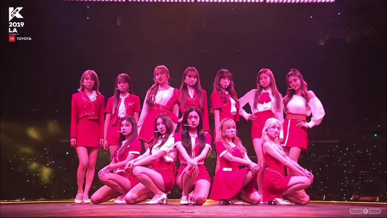 【60帧】IZONE KCON 2019 LA 完整现场