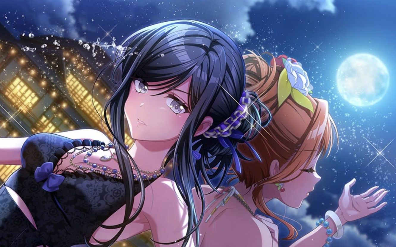 【渣翻中字】D4DJグルミク 青柳椿 [蒼月に浮かぶ憧憬] 卡面剧情_哔哩哔哩_bilibili