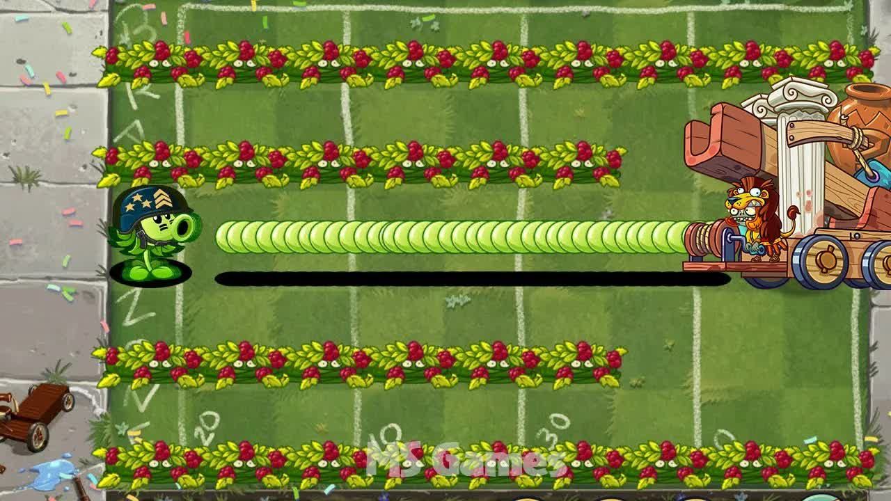 PvZ 2 100 植物 - 每个免费植物和高级植物 对抗 定制的罗马巨人僵尸 等级 10-MSGames-MSGames-哔哩哔哩视频