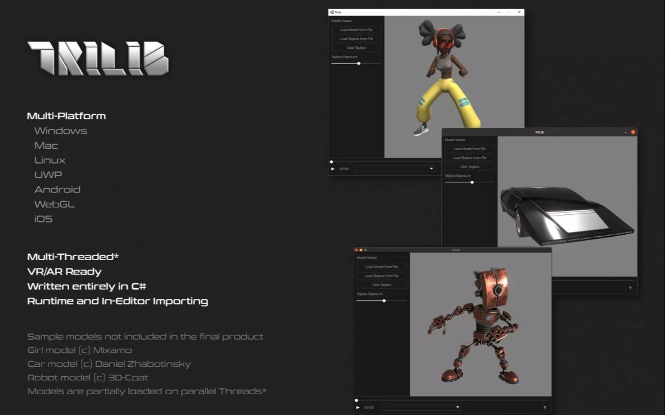 TriLib 2 - Model Loading Package v2.0.6_哔哩哔哩_bilibili