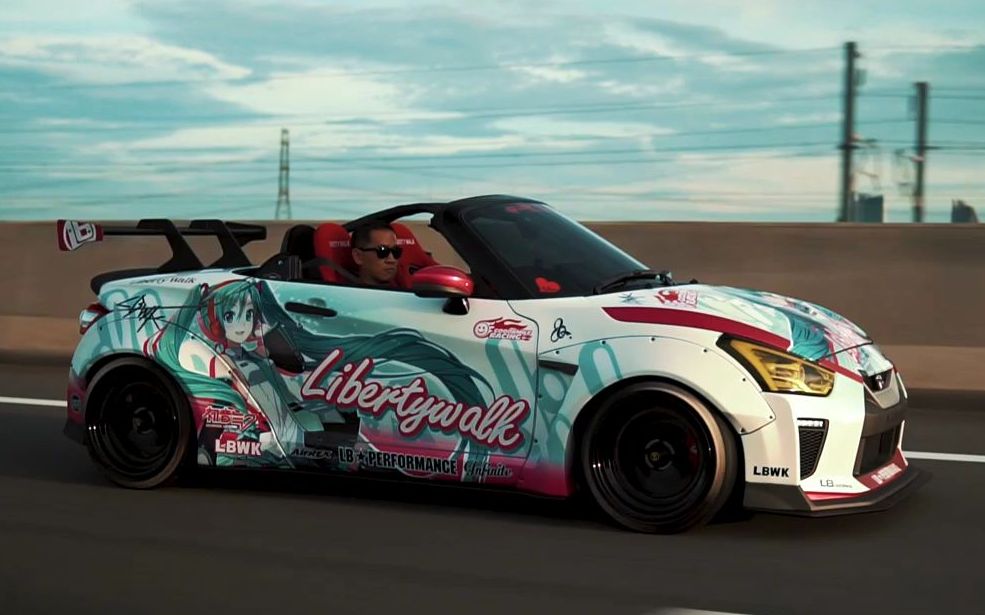 【KCAR】帅到爆炸！LibertyWalk宽体+初音涂装 Copen GTK_哔哩哔哩_bilibili