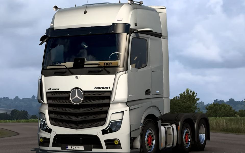 欧卡2mod:你们要的新奔驰mp5来啦 Mercedes Benz New Actros Mp5 2019 Euro Truck