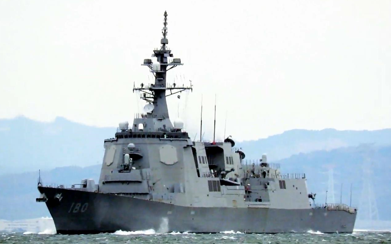 【JMU矶子船厂】摩耶级驱逐舰“羽黑”号（DDG-180）第十一次海试返航（2020/12/24）_哔哩哔哩_bilibili