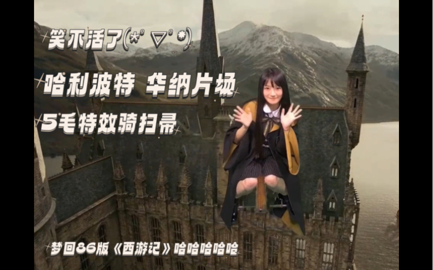 笑发财了！原来西游记才是哈利波特骑飞天扫帚的正确bgm 魔药女巫yuki 魔药女巫yuki 哔哩哔哩视频