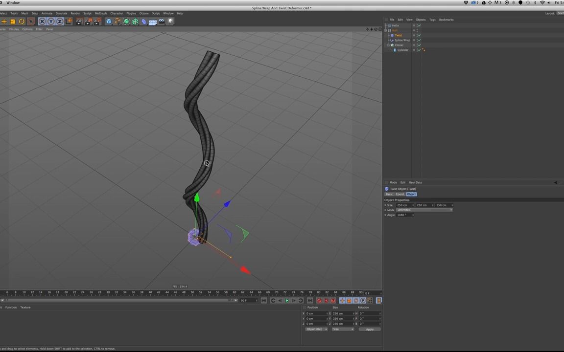 Lynda - Spline Dynamics with Cinema 4D