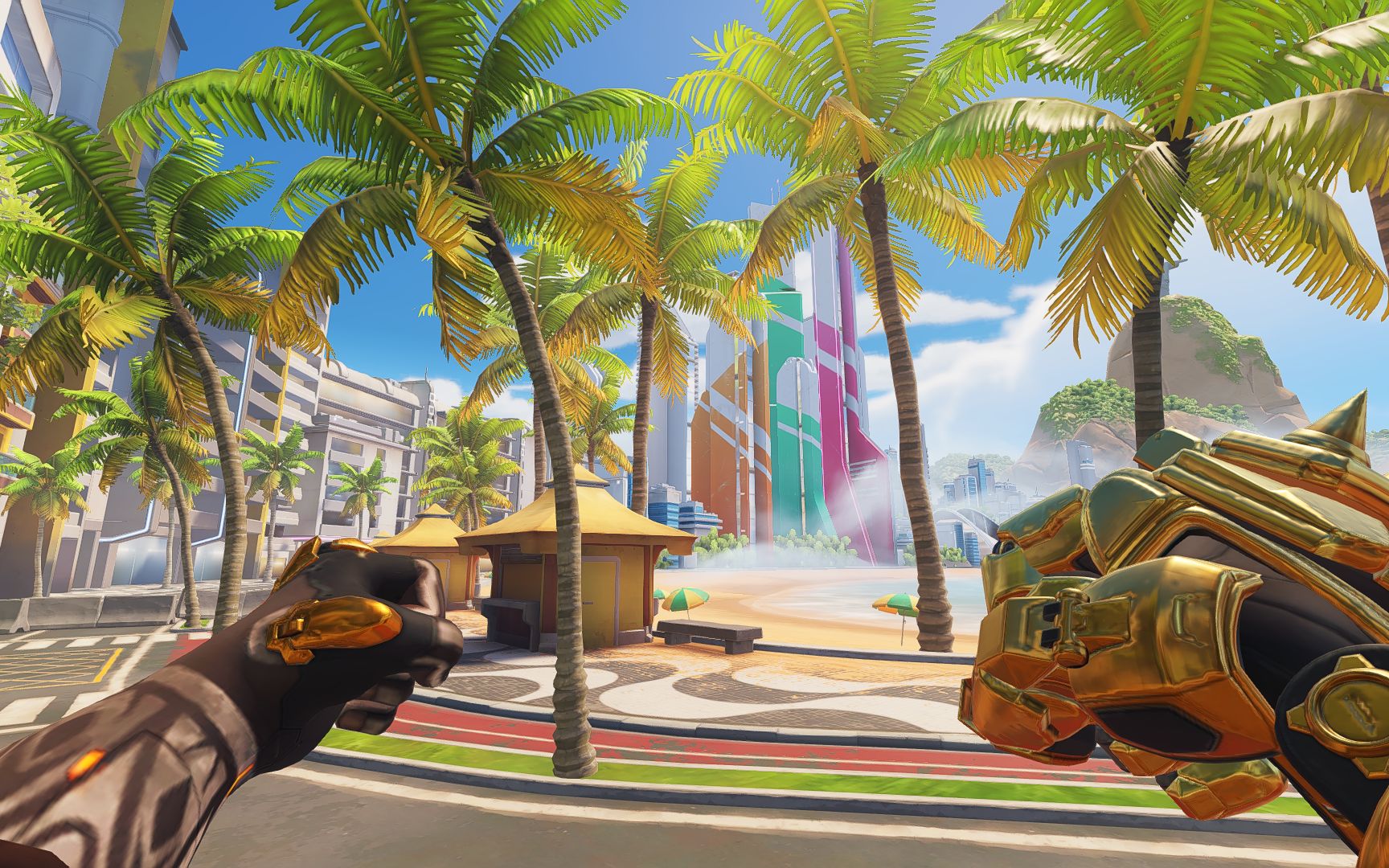 OW2——铁拳不落地跨越新地图帕拉伊苏[doomfist parkour crossmap]_哔哩哔哩bilibili_OW