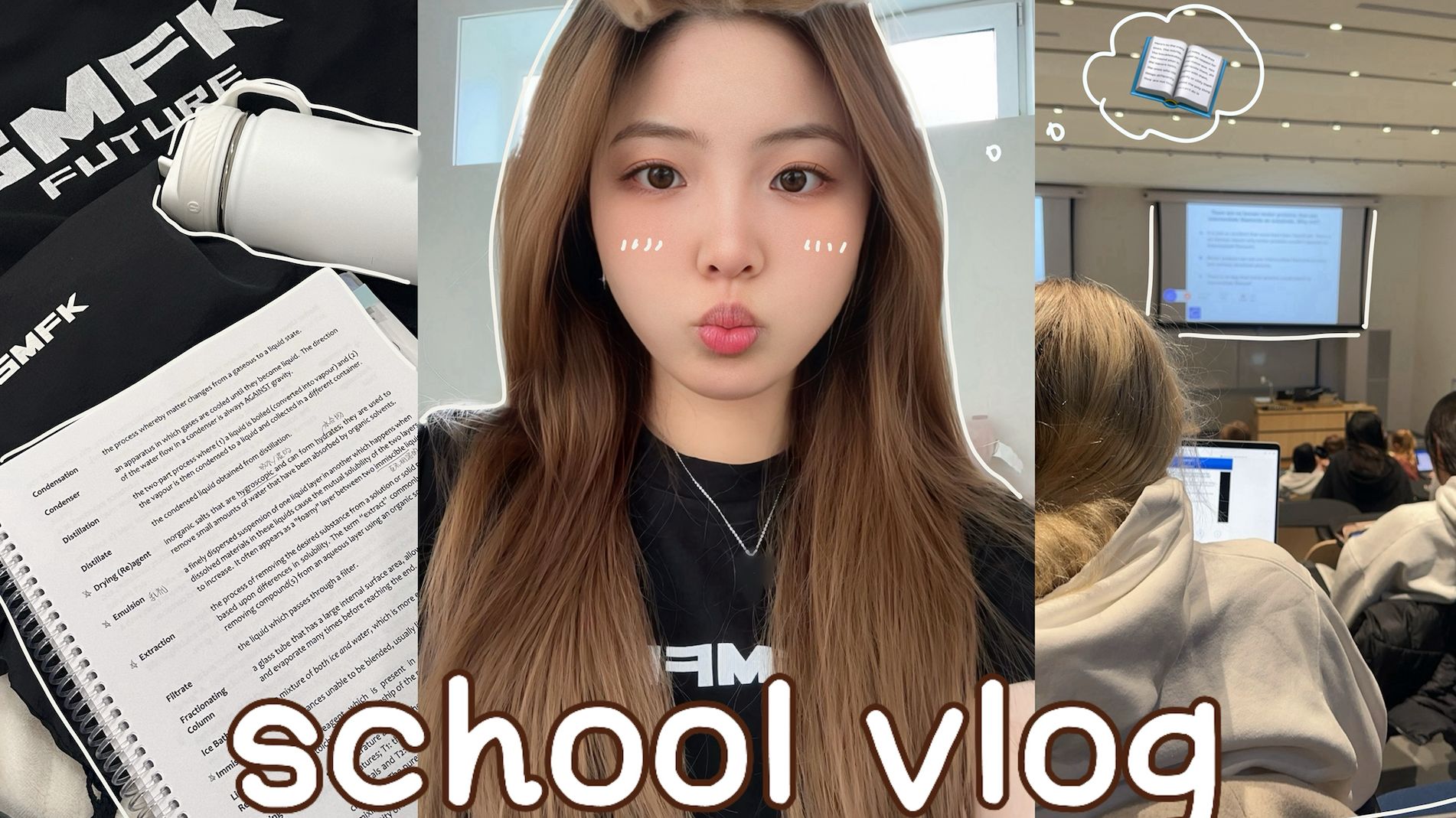 school vlog🗃｜上学的两天吃喝日记🥘-Cinderella不是公主-Cinderella不是公主-哔哩哔哩视频