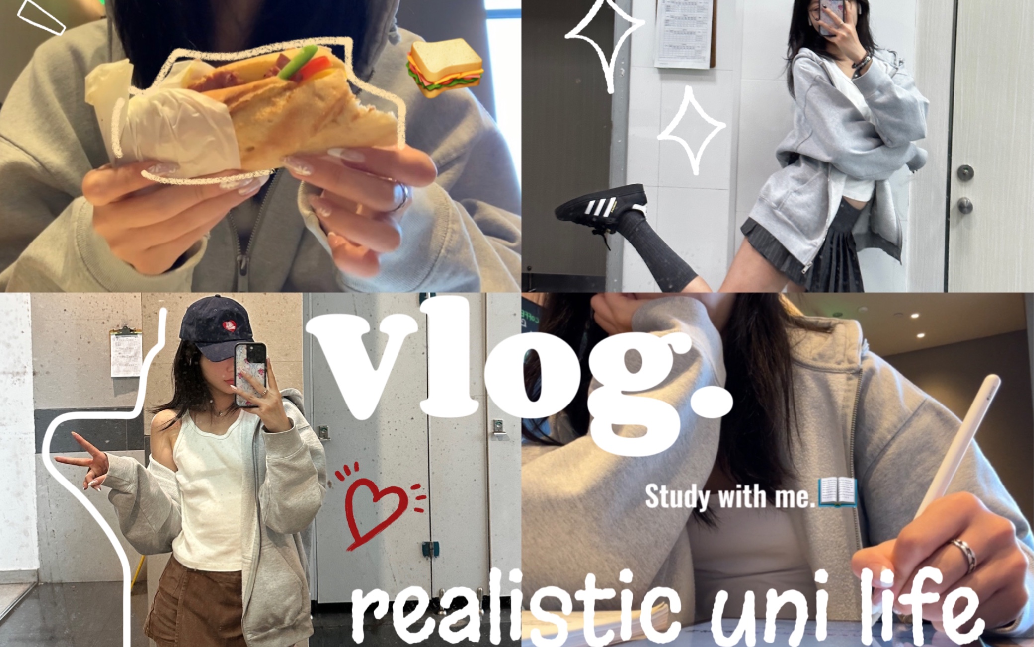 liz’s vlog｜realistic uni life 上学日记/拆快递购物分享/咖啡馆自习/我的一周吃了什么:D-Ran_liz-Ran ...