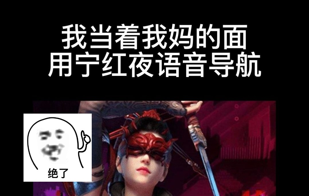 我当着我妈的面用宁红夜语音导航哔哩哔哩bilibili