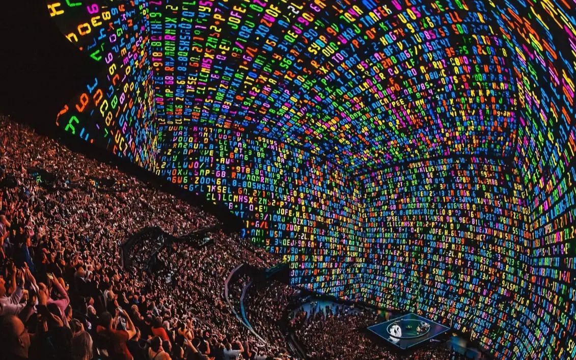 最大的LED球形屏幕内开演唱会效果相当炸裂，U2乐队拉斯维加斯演唱会-柚子木字幕组-柚子木字幕组-哔哩哔哩视频