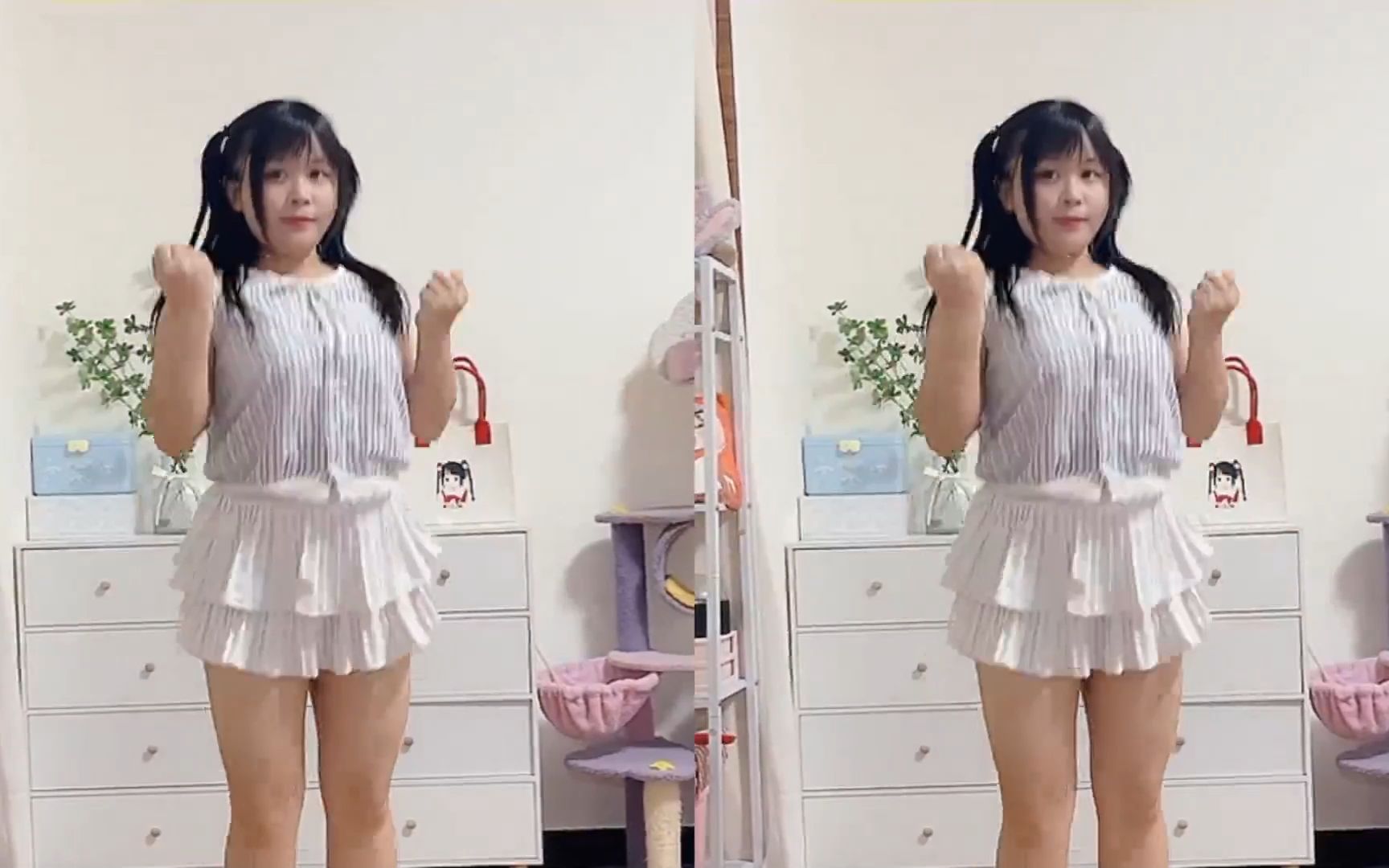 【小龙女】奶油苏打和冕形灯 ️条纹无袖 東海小肥龙 東海小肥龙 哔哩哔哩视频