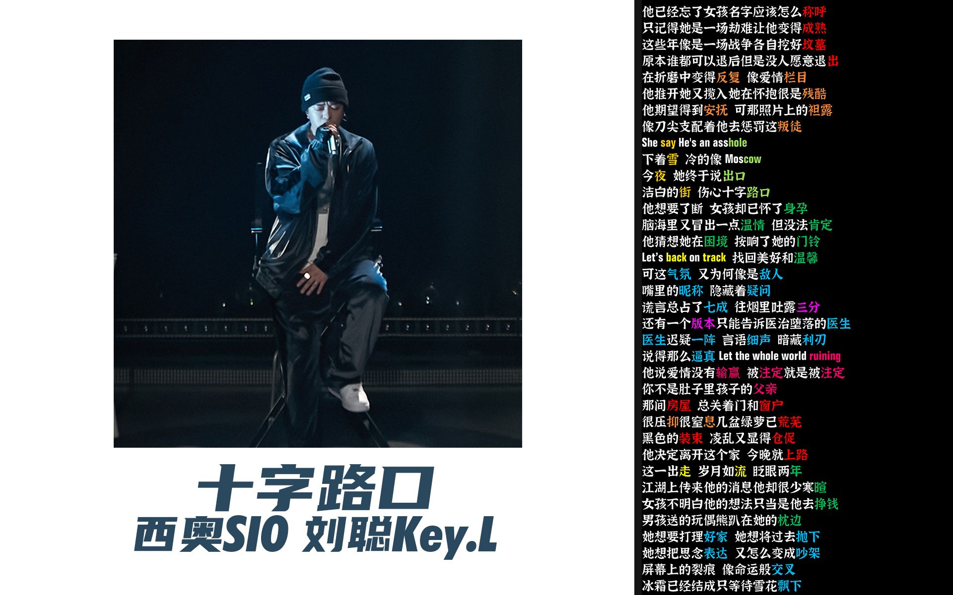 十字路口 西奥sio刘聪keyl【韵脚检查】 陈横竖撇捺 陈横竖撇捺 哔哩哔哩视频 