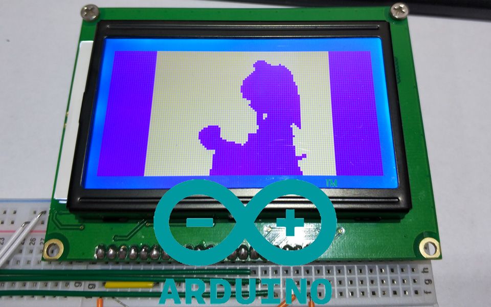 Arduino驱动12864播放Bad Apple!!_哔哩哔哩_bilibili