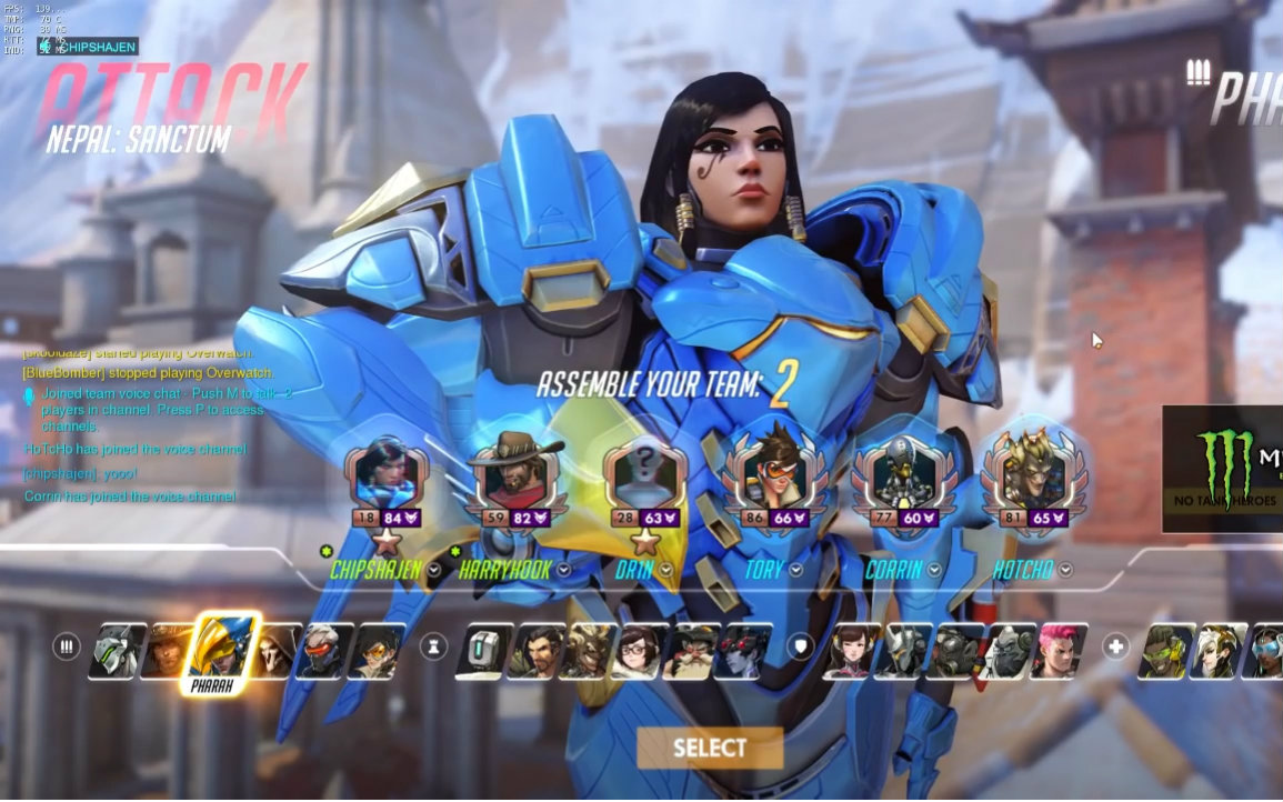 【NGA守望先锋区】EnVyUs战队Chipshajen R84 麦克雷猎空@尼泊尔_哔哩哔哩_bilibili