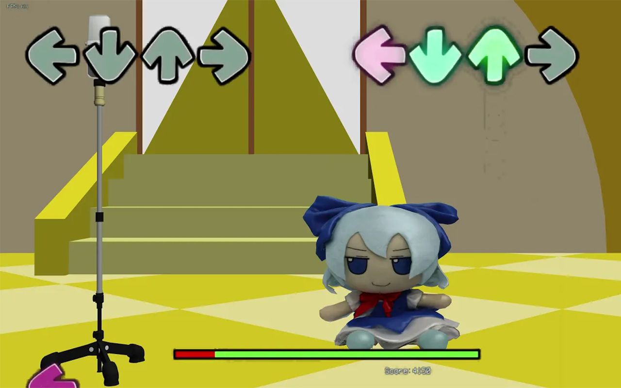 【东方MMD】星期五之夜的灵梦和琪露诺_哔哩哔哩_bilibili