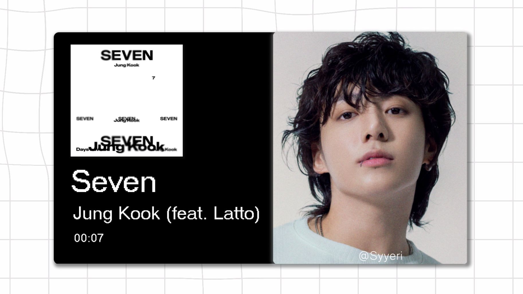 【8d环绕】seven Feat Latto 田柾国 请佩戴耳机使用~ Syyeri Syyeri 哔哩哔哩视频