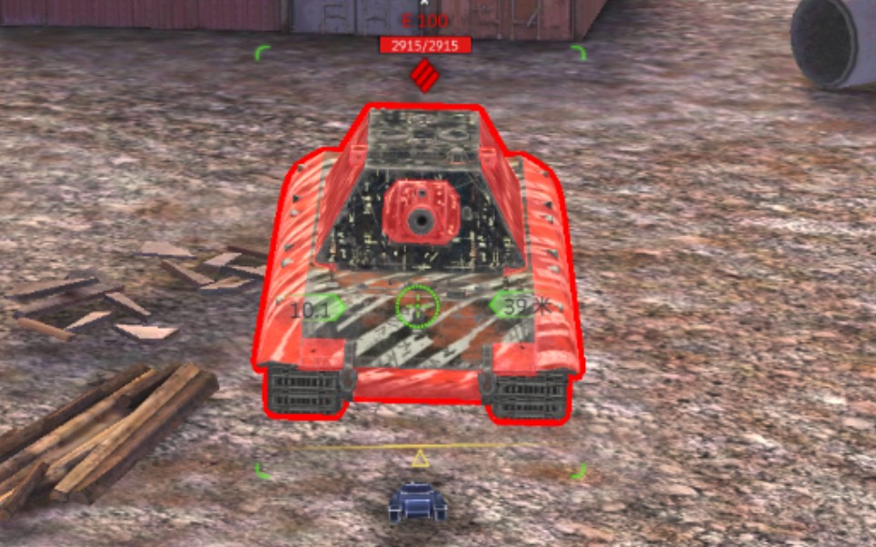 WOTB 就你叫E100啊！ (恼)_WOTB