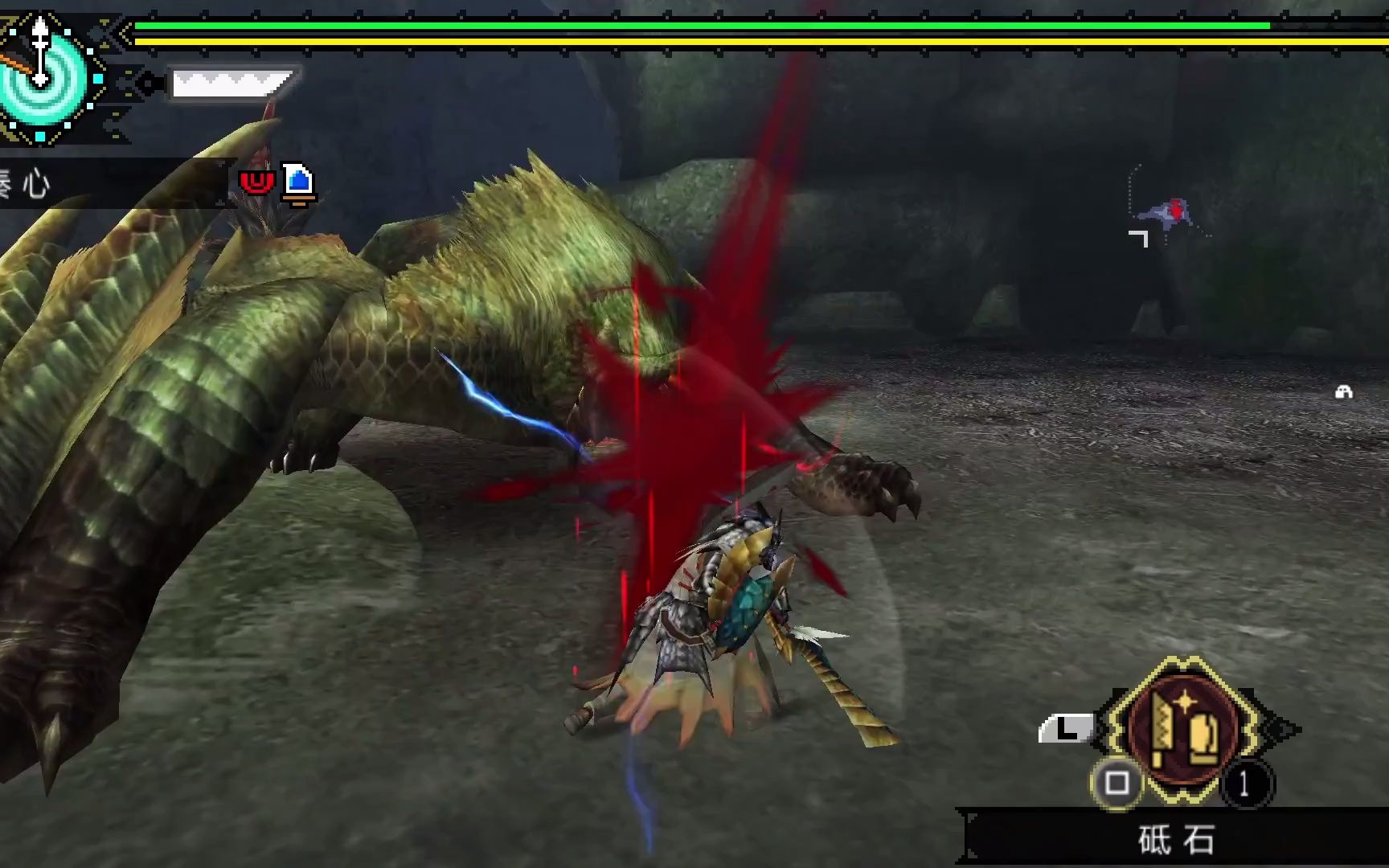 【MHP3】片手绿迅3分46_哔哩哔哩bilibili_怪物猎人P3