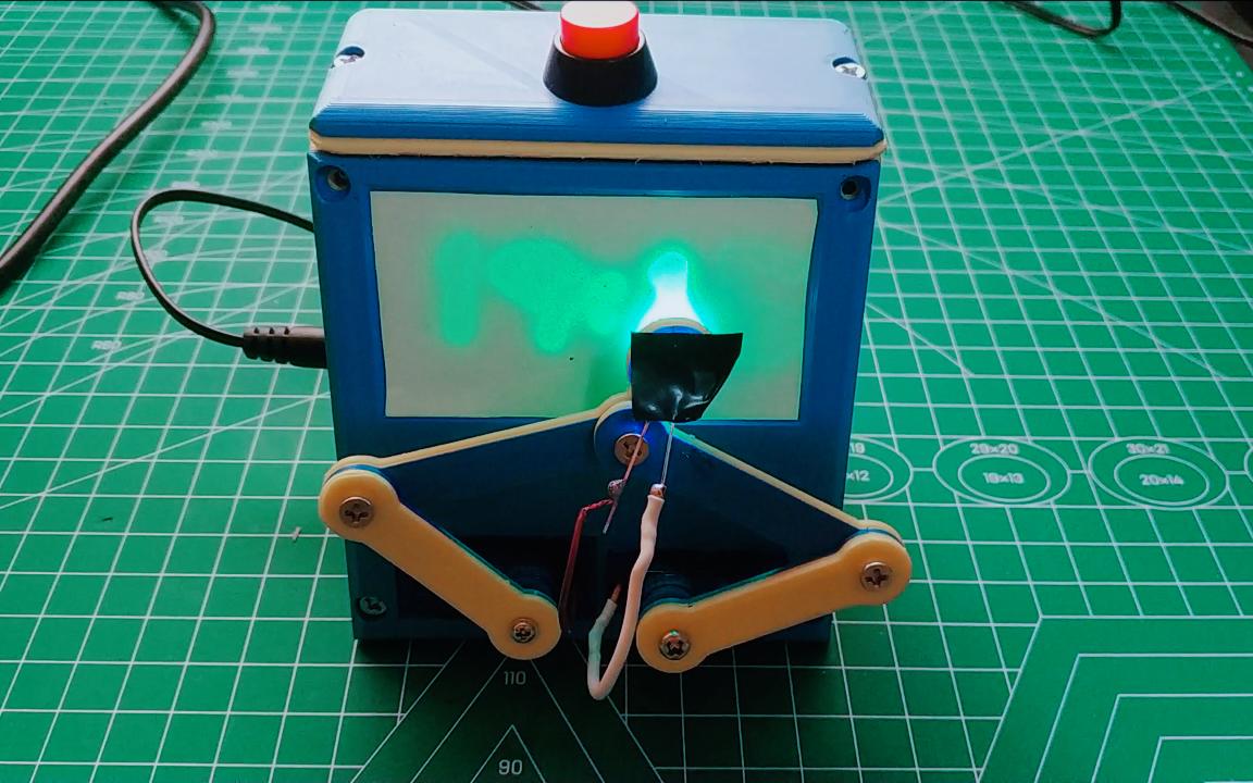 3D打印版夜光小贱钟，arduino练手小项目——plotclock_哔哩哔哩_bilibili