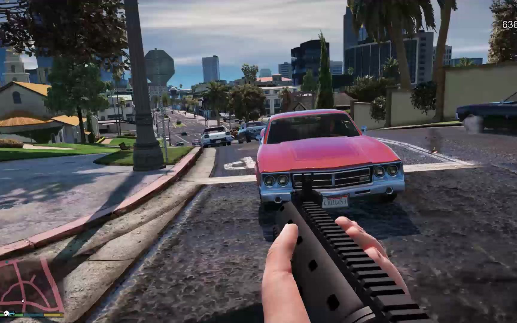 【GTAOL】当我把武器的后坐力改为9999999会怎么样？-爱玩游戏的小黄鸭-爱玩游戏的小黄鸭-哔哩哔哩视频