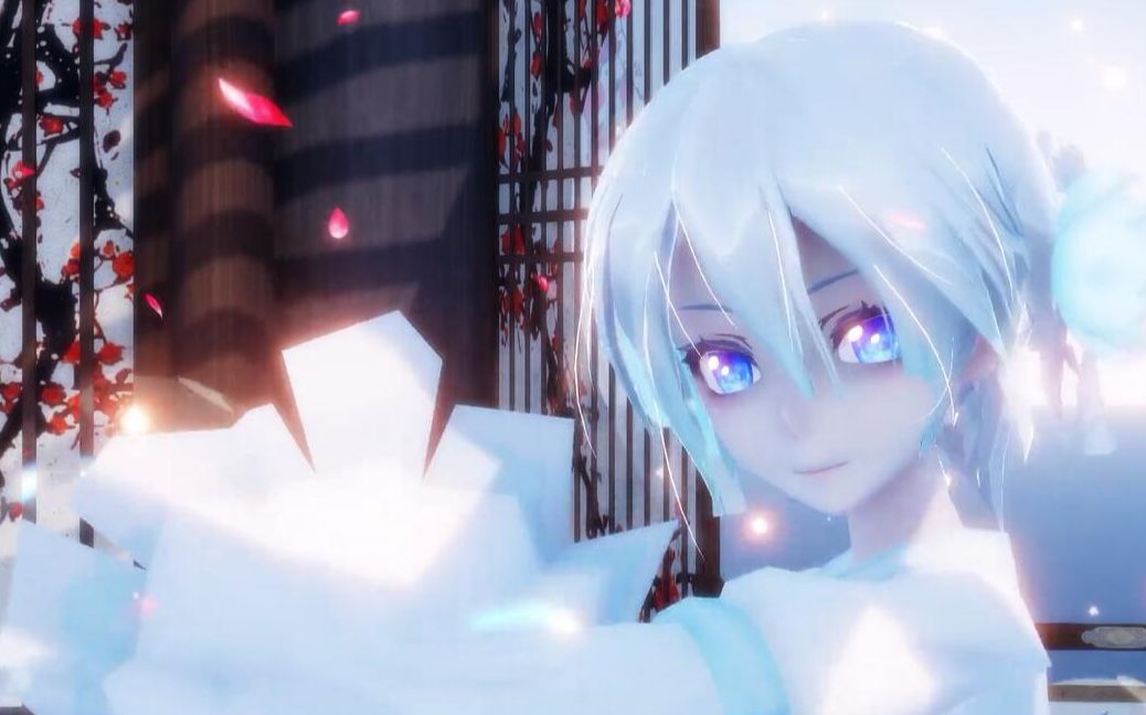 【第一回CMMD杯应援】【镜头预配布/言和MMD】此乃不存于世之美——（极光之恋落花情落樱版）_哔哩哔哩_bilibili