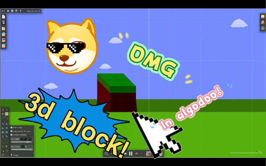 Algodoo 3d project + more algodoo projects!-泉泉实验室-泉泉实验室-哔哩哔哩视频