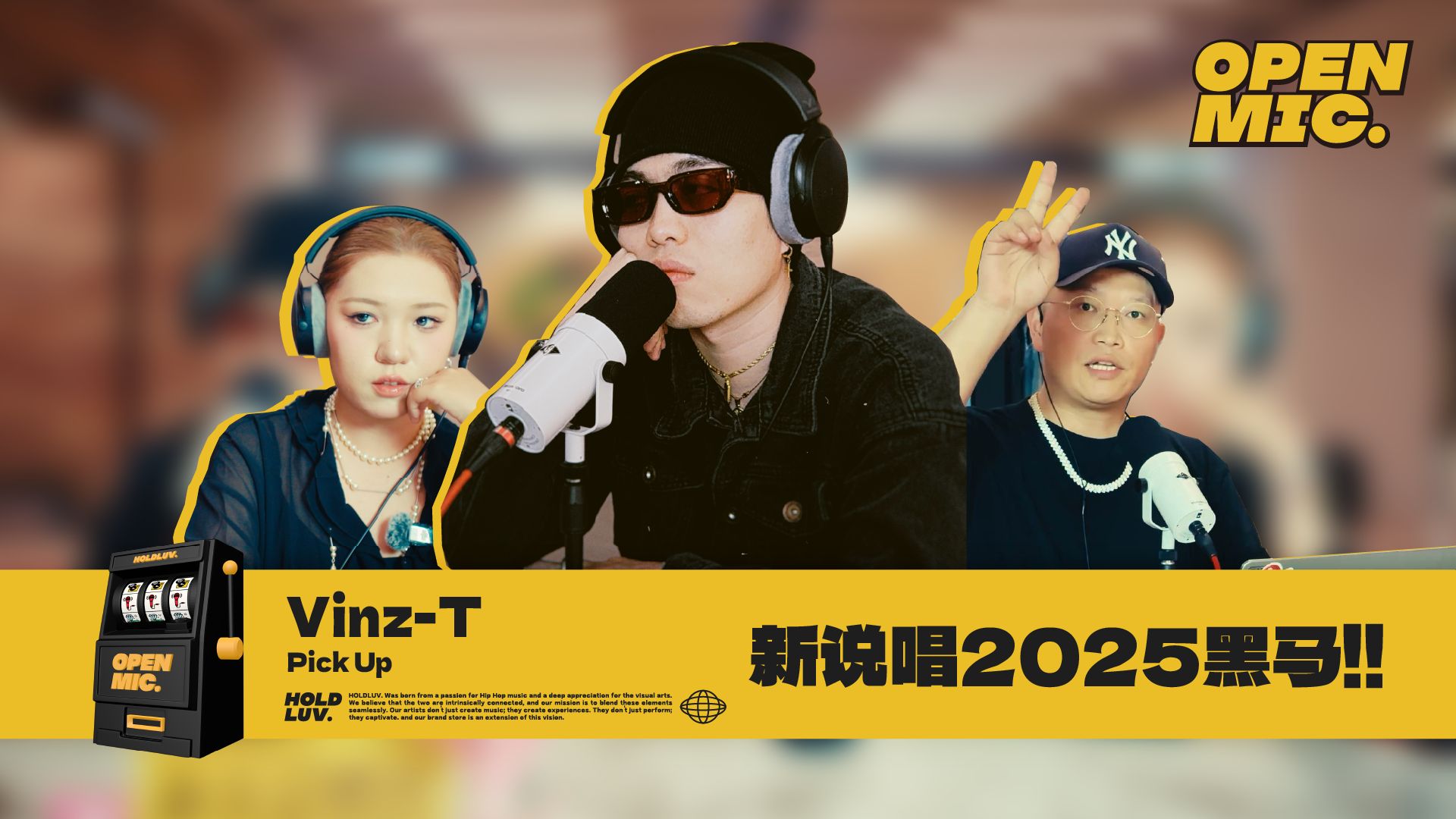 新说唱2025黑马Vinz-T开麦演绎新单Pick Up｜OPENMIC开麦-Vinz-T徐赢-Vinz-T徐赢-哔哩哔哩视频