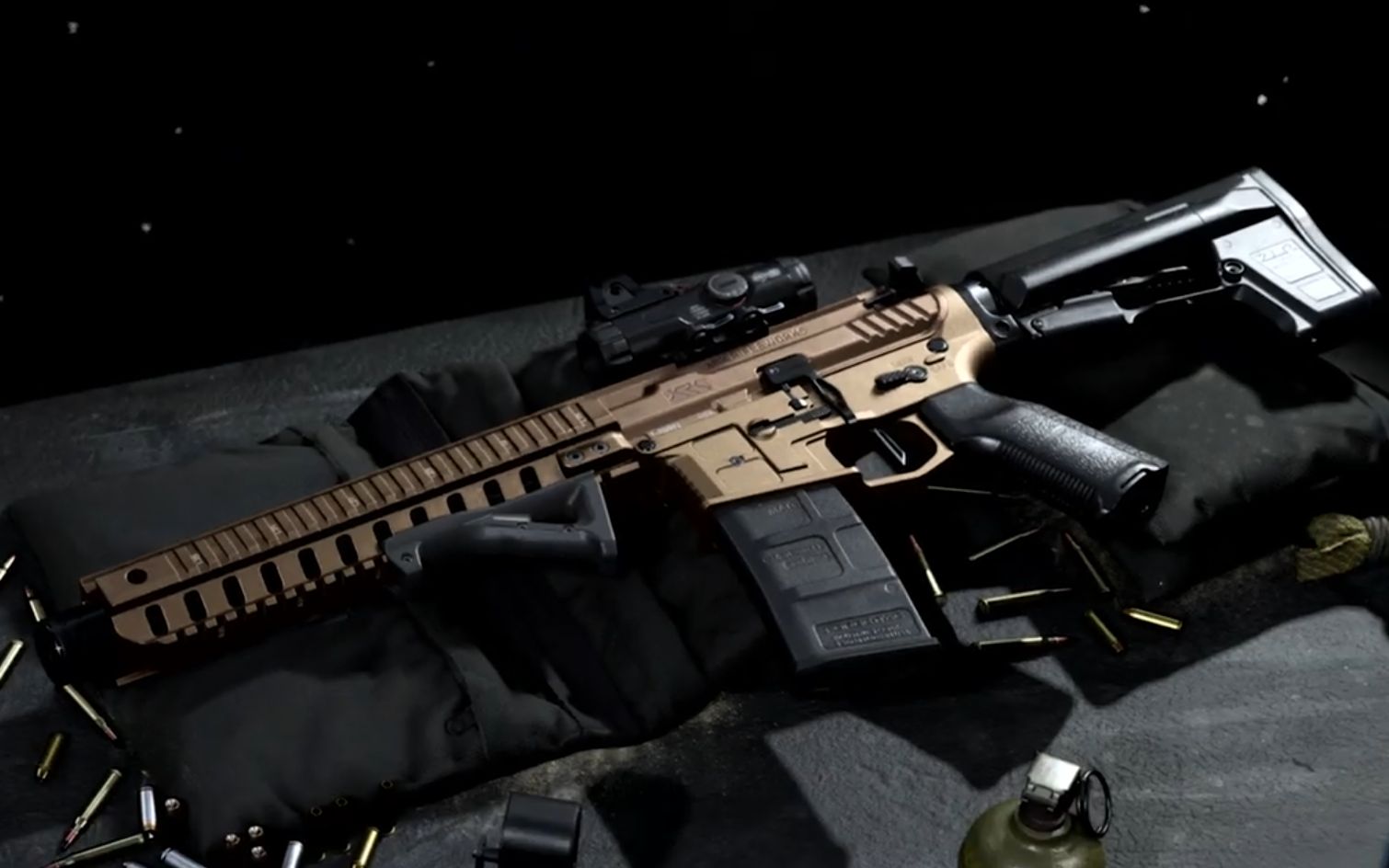 用送的武器居然把对面全打跑了!COD16:现代战争·数字版奖励XRK套装试玩！_哔哩哔哩_bilibili