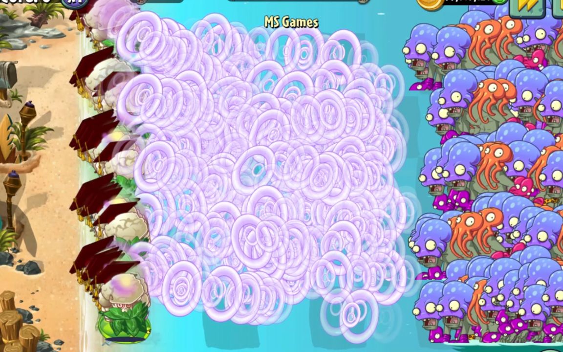 PvZ 2 挑战 - 200 种 1 级植物对战 200 种 5 级章鱼僵尸-MSGames-MSGames-哔哩哔哩视频