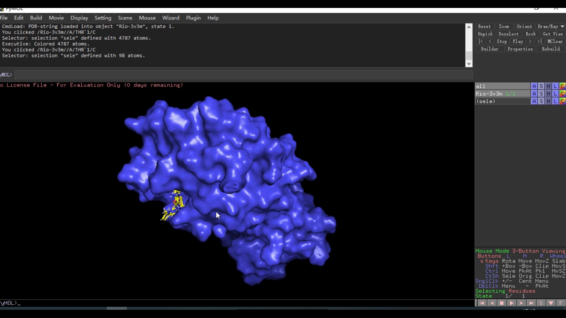 PyMol分子对接结果分析，基础操作_哔哩哔哩_bilibili