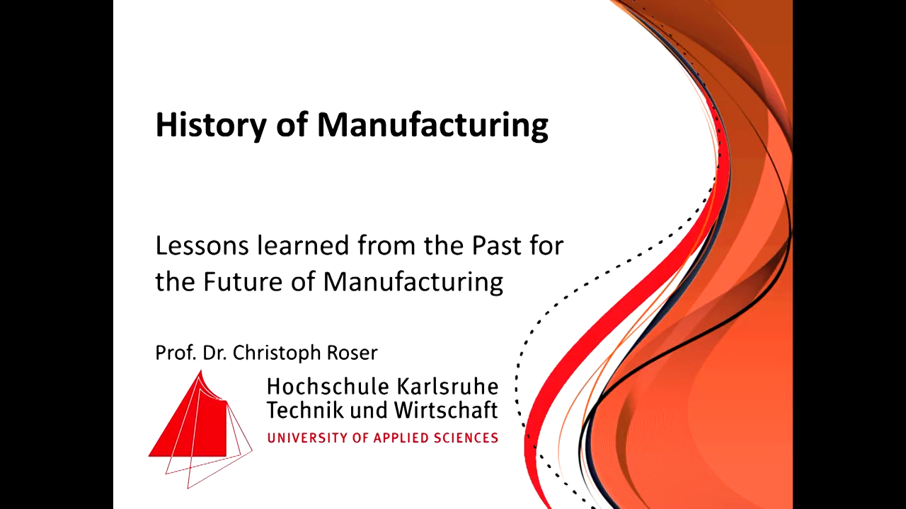 Prof. Christoph Roser "History of Manufacturing"-aetios-aetios-哔哩哔哩视频