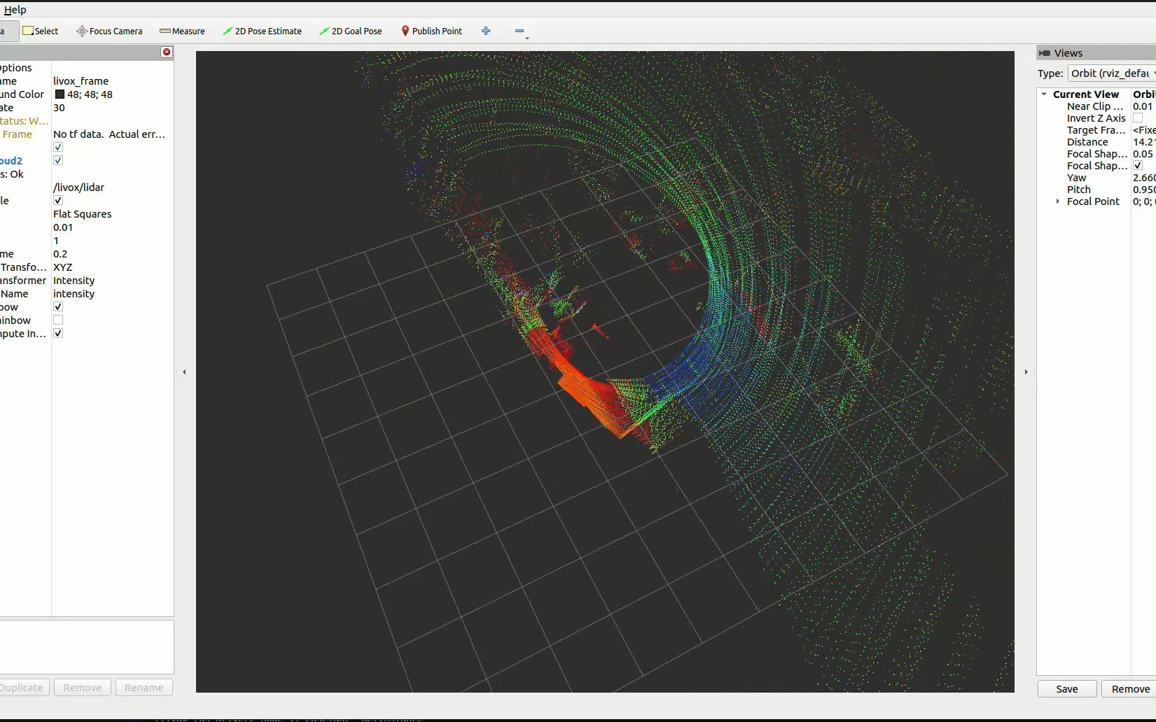 livox-mid360激光雷达三维重建川大校园