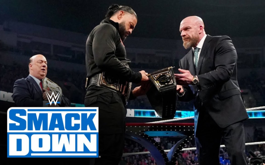 【WWE SD 6/3】酋长罗曼直面乌索！HHH颁发全新腰带！-W拉布拉多-W拉布拉多-哔哩哔哩视频