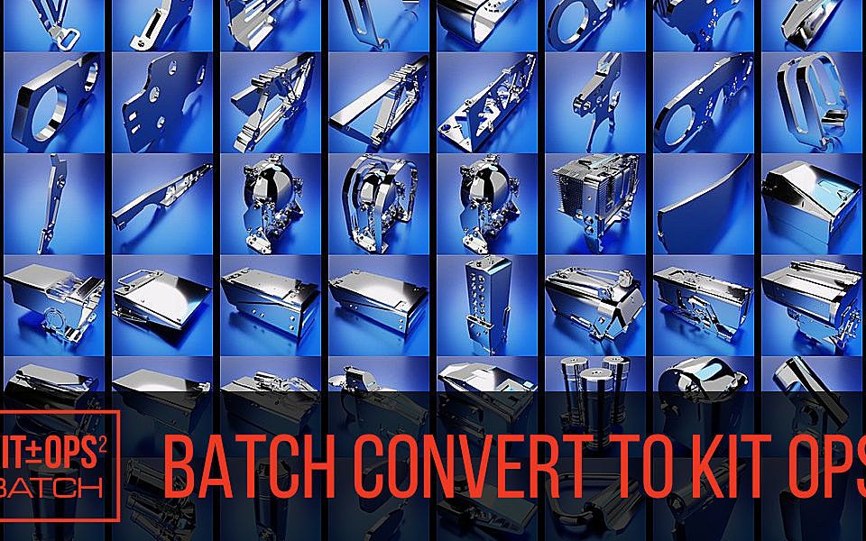 KitOps Batch快速创建对象Blender插件演示视频 RRCG_哔哩哔哩_bilibili