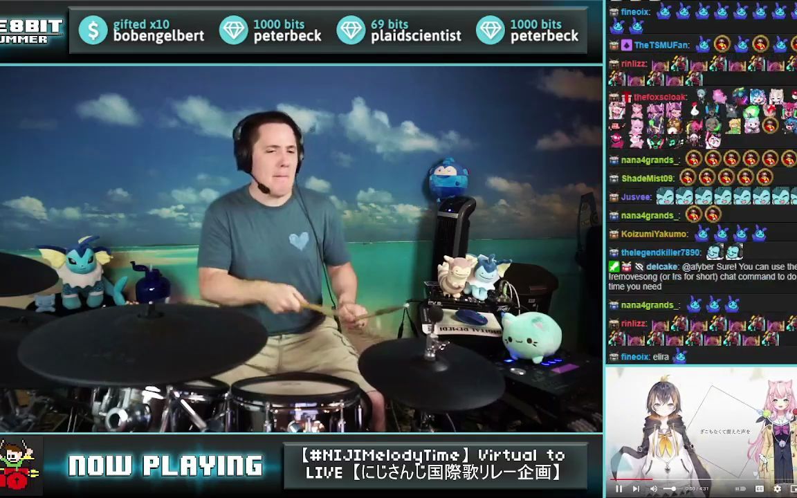 【The8BitDrummer】NIJISANJI - Virtual to LIVE_哔哩哔哩_bilibili