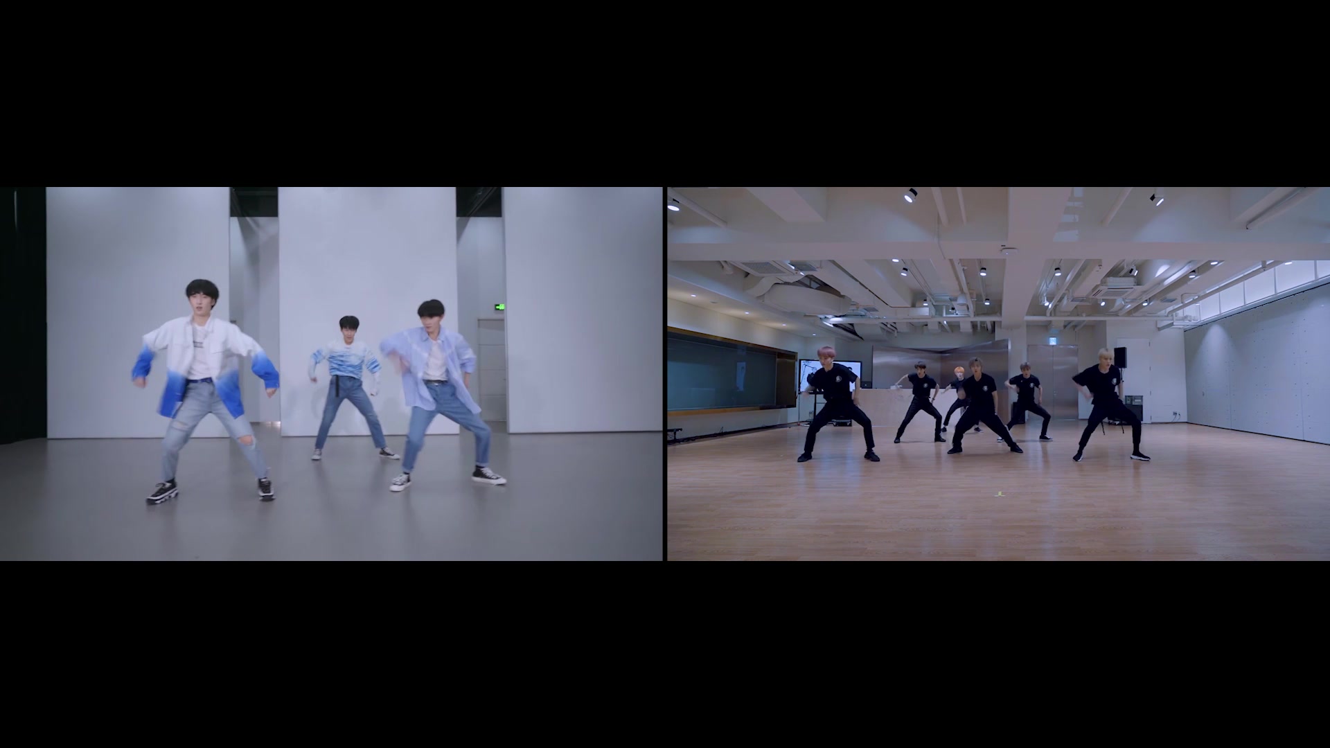 【boom】NCT DREAM /TNT 练习室同框对比_哔哩哔哩_bilibili