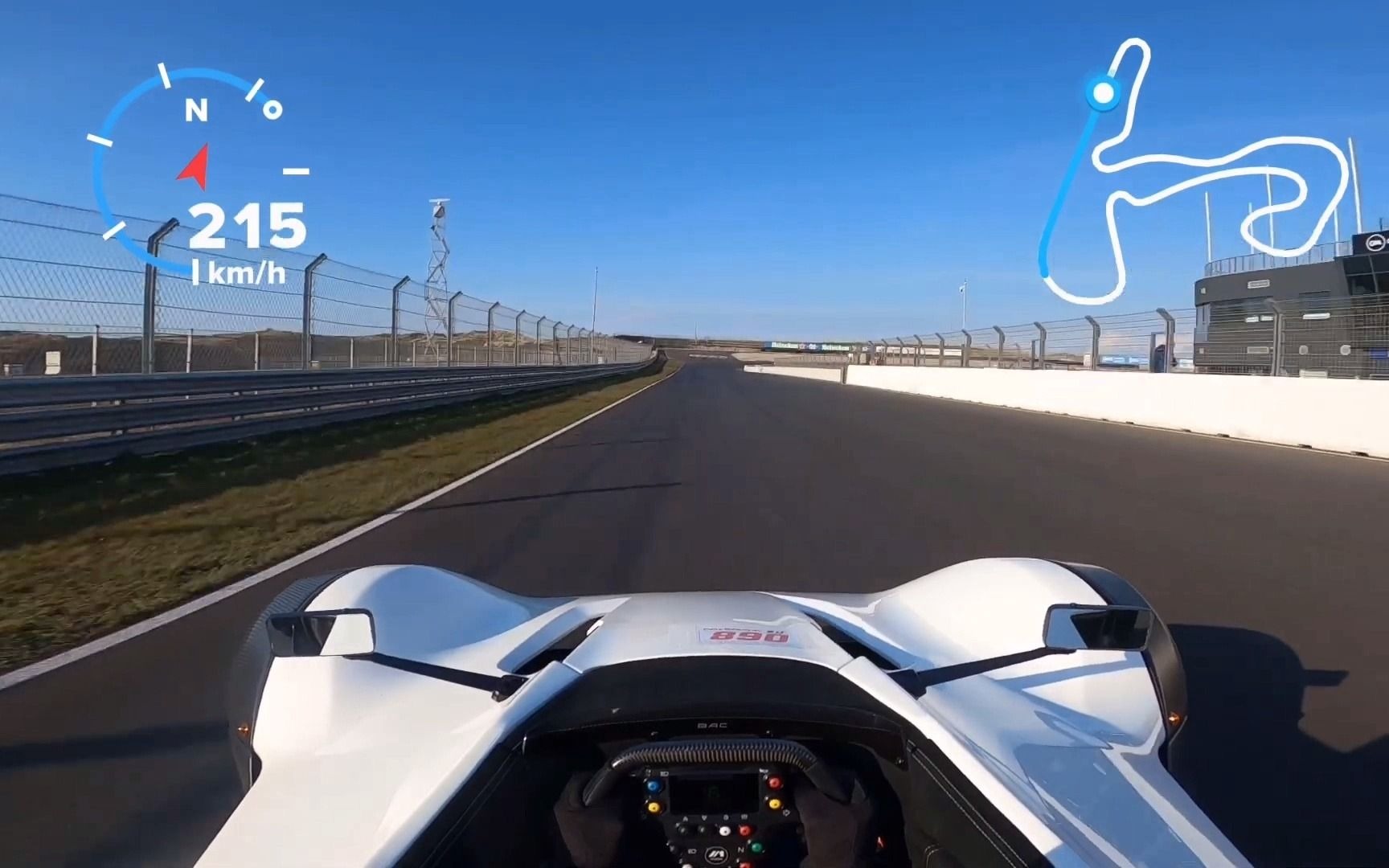 BAC Mono赛车在F1荷兰赛道的一圈_哔哩哔哩_bilibili