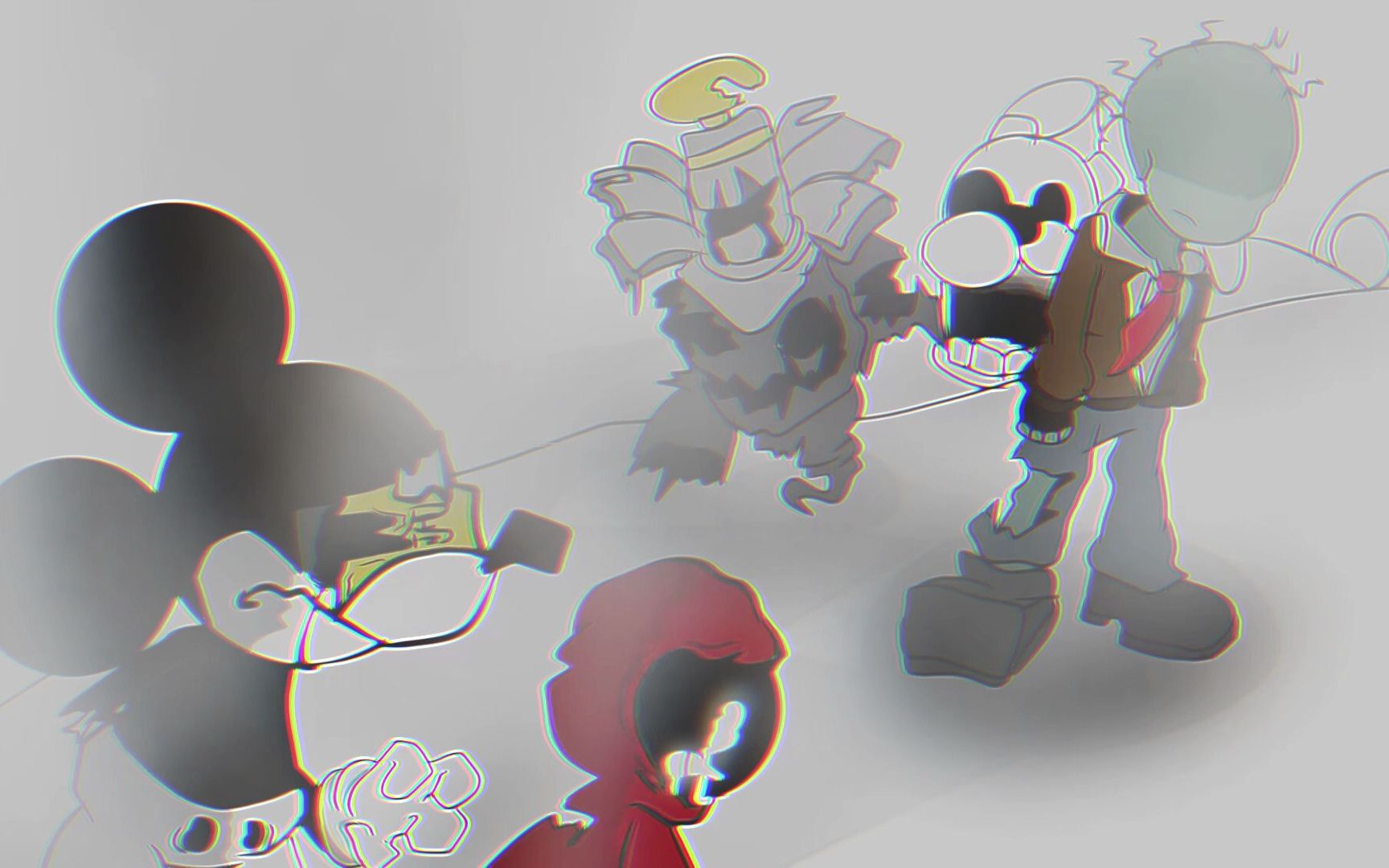 （原作者HailAndFail）窒息红但是GF和BF|（FNF) Dissension but GF and BF sing it