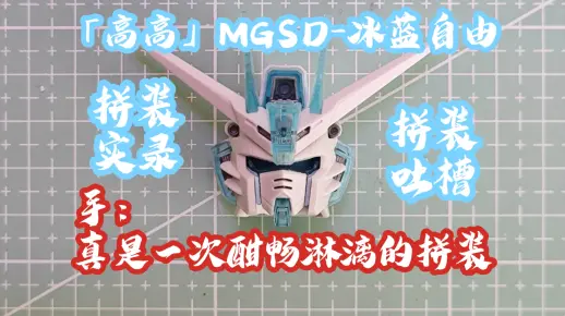 「高高」MGSD-冰蓝自由（拼装实录+吐槽）_哔哩哔哩_bilibili