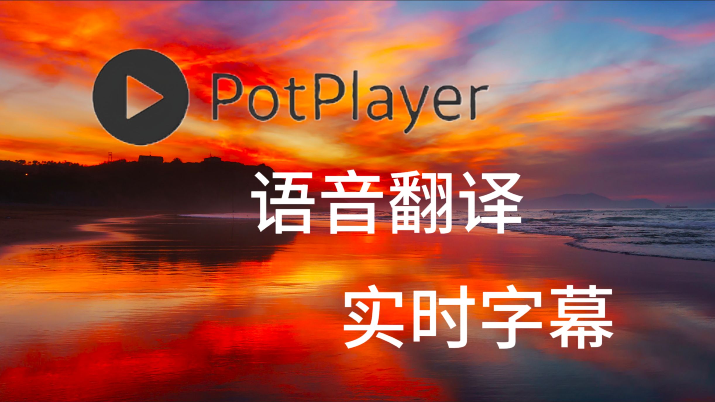 PotPlayer史诗级更新:语音翻译!(whisper有声字幕+实时字幕翻译) - 视频下载 Video Downloader