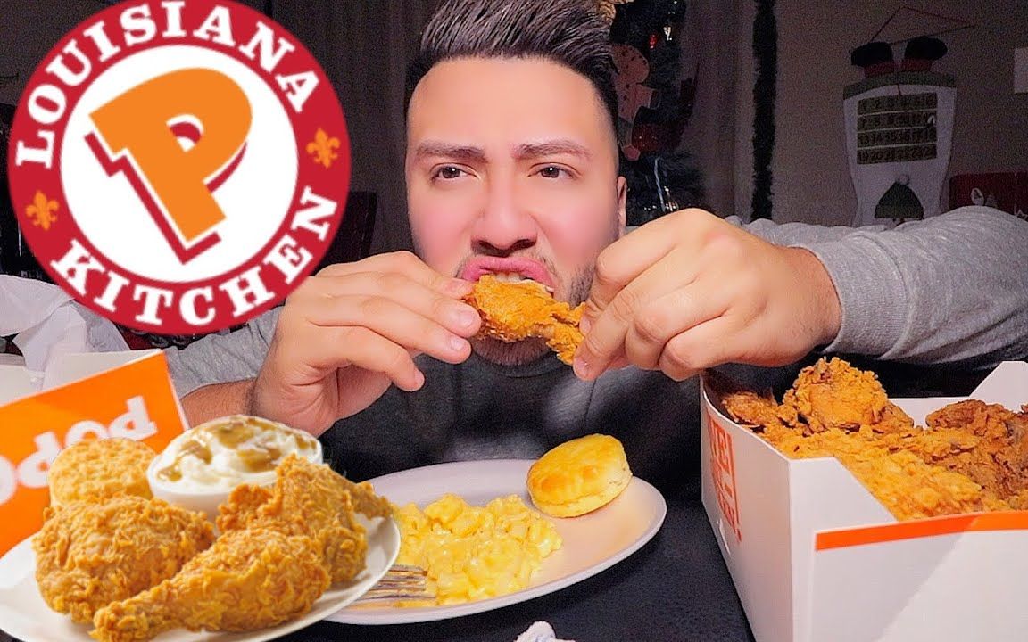 【Steven Sushi英语吃播】POPEYES炸鸡_哔哩哔哩_bilibili