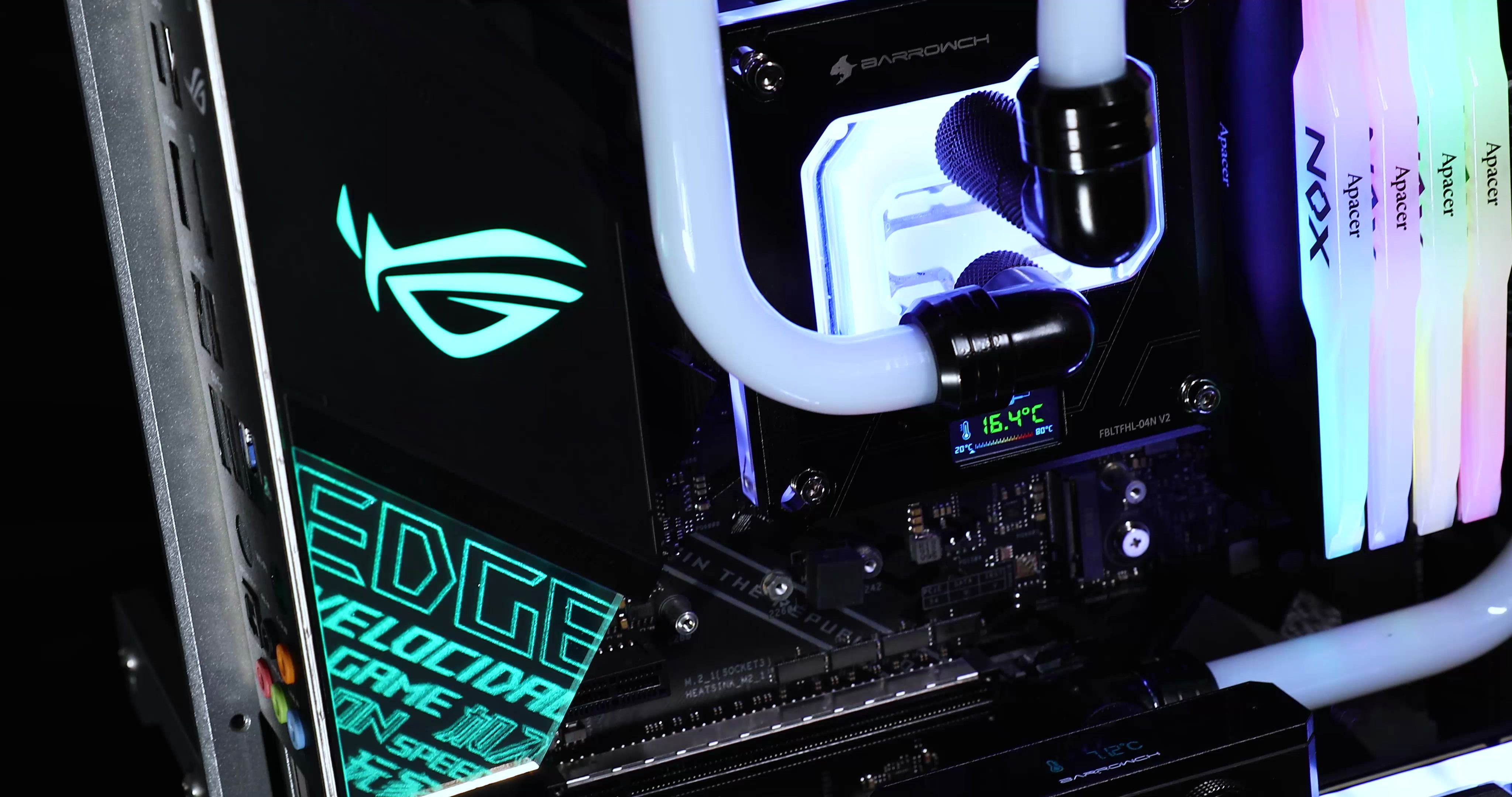 Barrow Barrowch Mobula 模块化板式机箱 FBACE-02 分体式硬管水冷方案_哔哩哔哩_bilibili