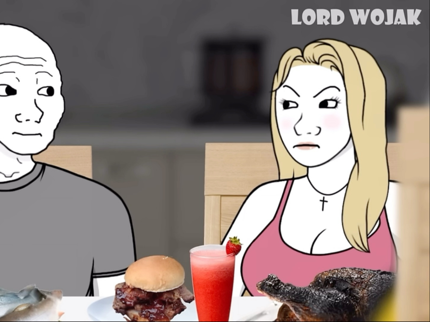 【熟肉中字】Wojak把厨房炸了belike-Dommer_Wojak-Dommer_Wojak-哔哩哔哩视频