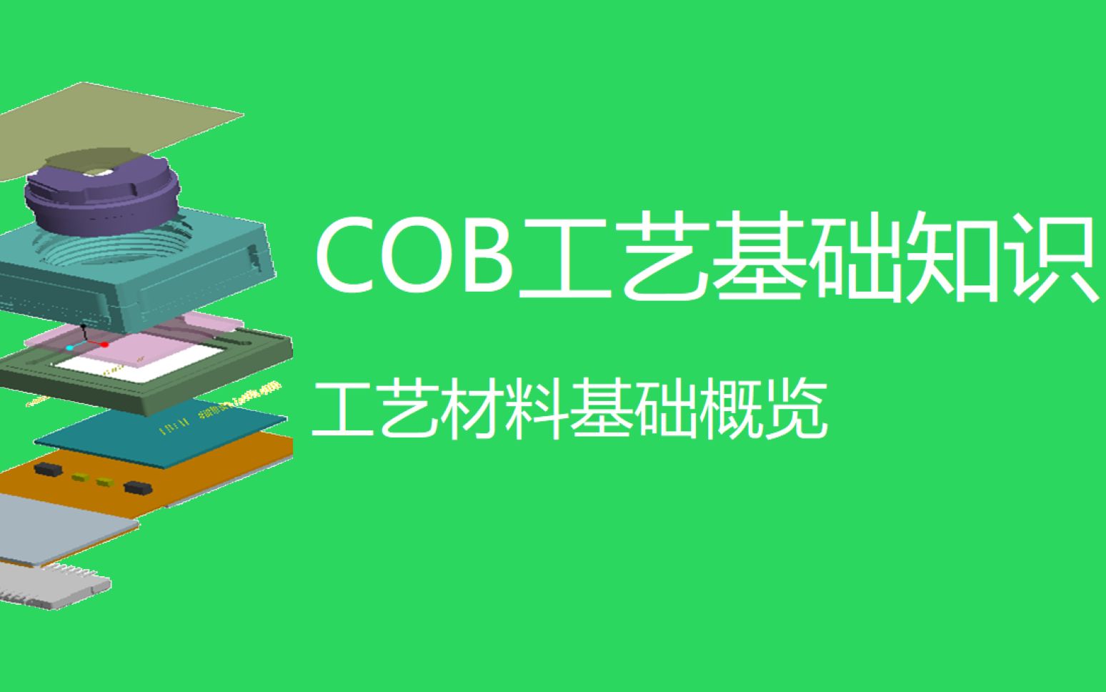 【工艺类】COB工艺材料基础概览七_哔哩哔哩_bilibili