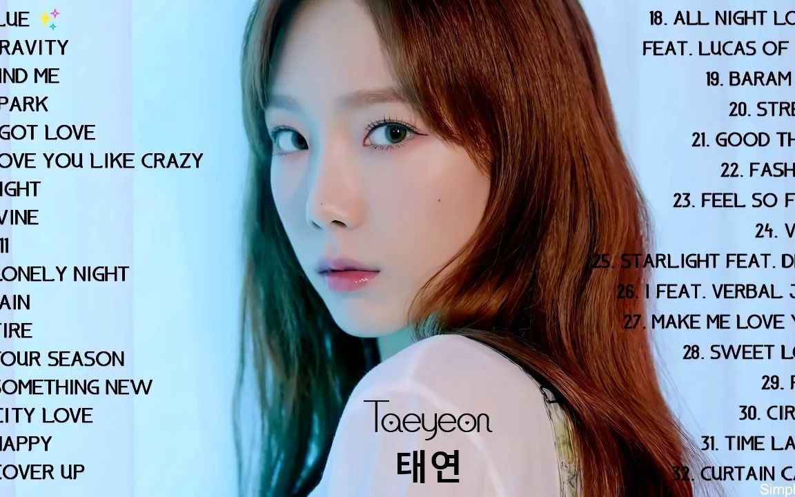 Best Songs From Kim Taeyeon Playlist_哔哩哔哩_bilibili