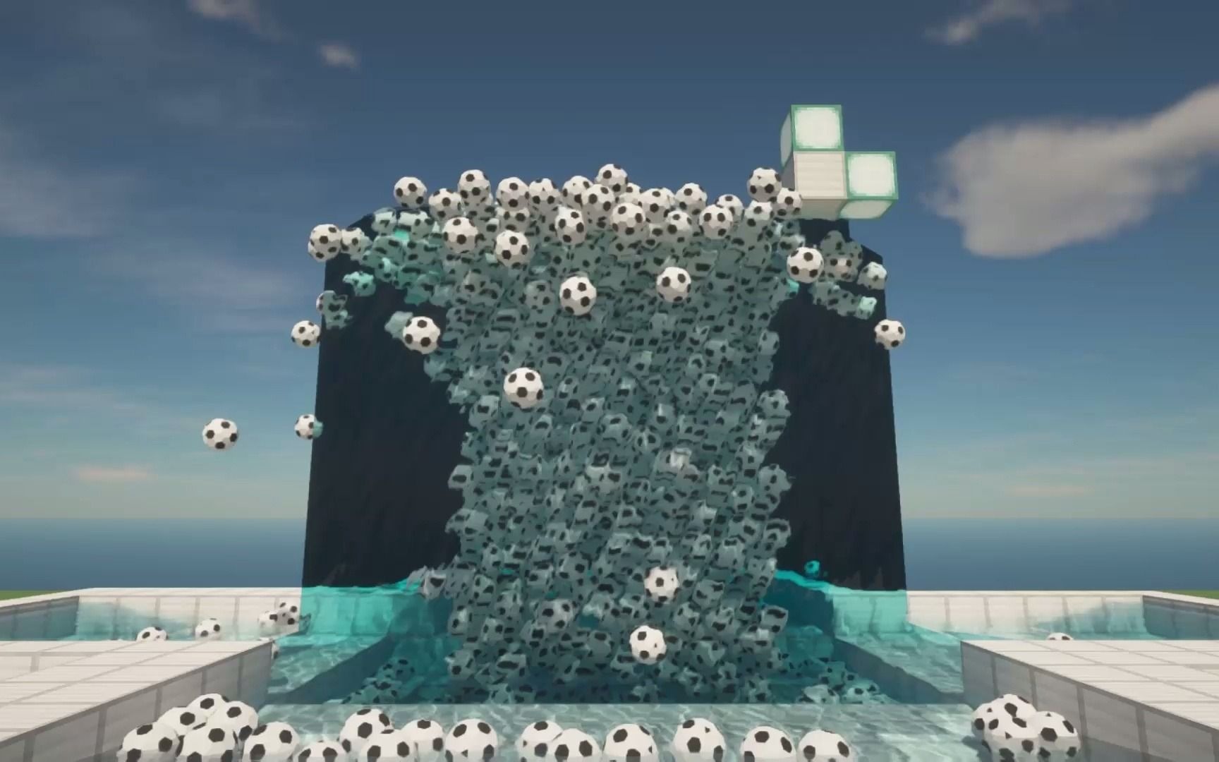 Minecraft 但拥有球与物理引擎！- DynamX模组测试_我的世界