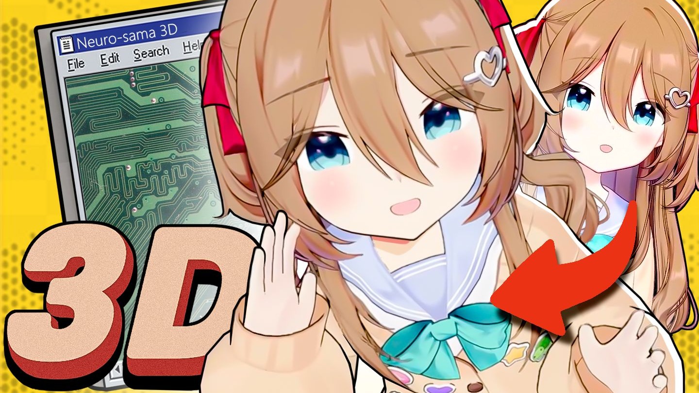 【Neuro】大概是符合物理学的3D回！-Vedal和Neuro-sama-Vedal和Neuro-sama-哔哩哔哩视频