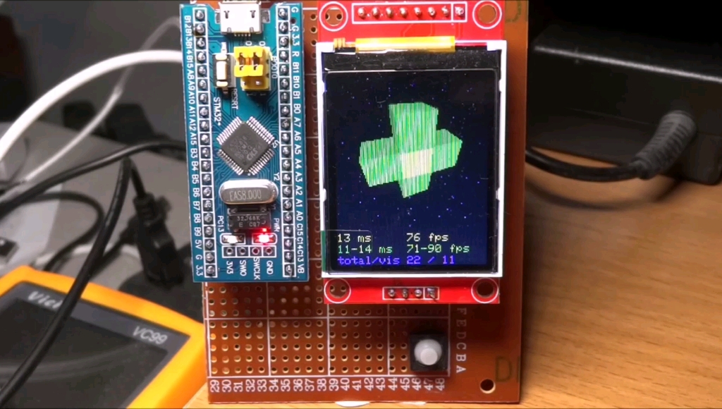基于stm32的LCD动画demo_哔哩哔哩_bilibili
